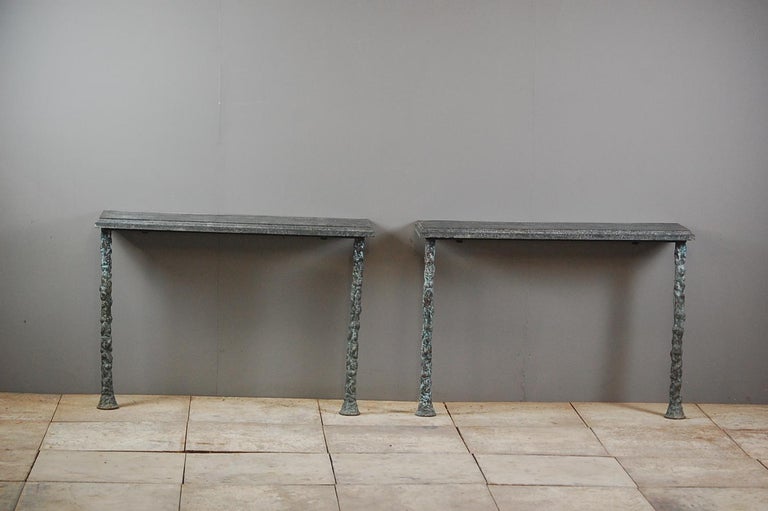 Pair of Bronze Consoles at 1stDibs