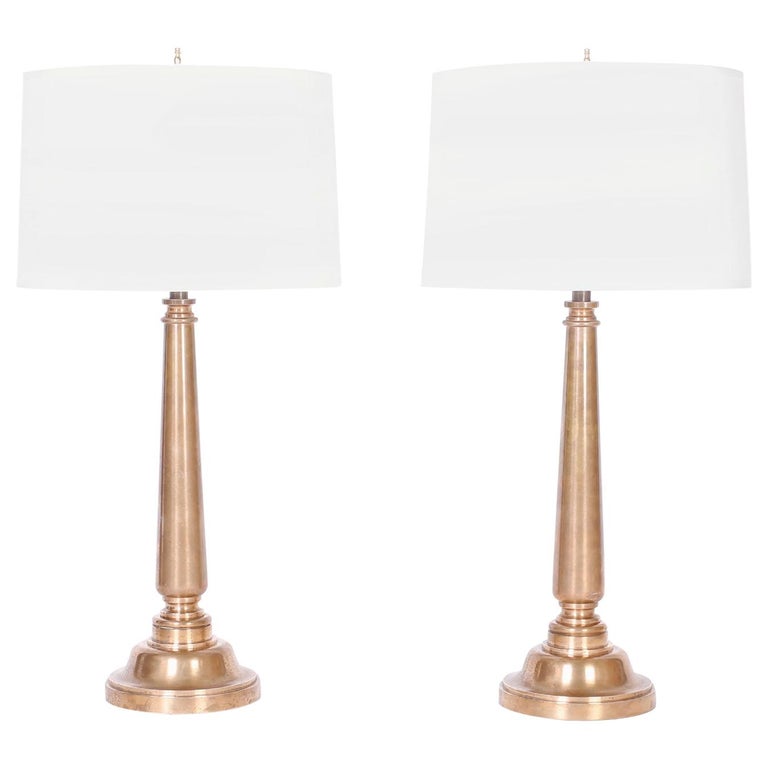 Pair of Bronze Table Lamps at 1stDibs