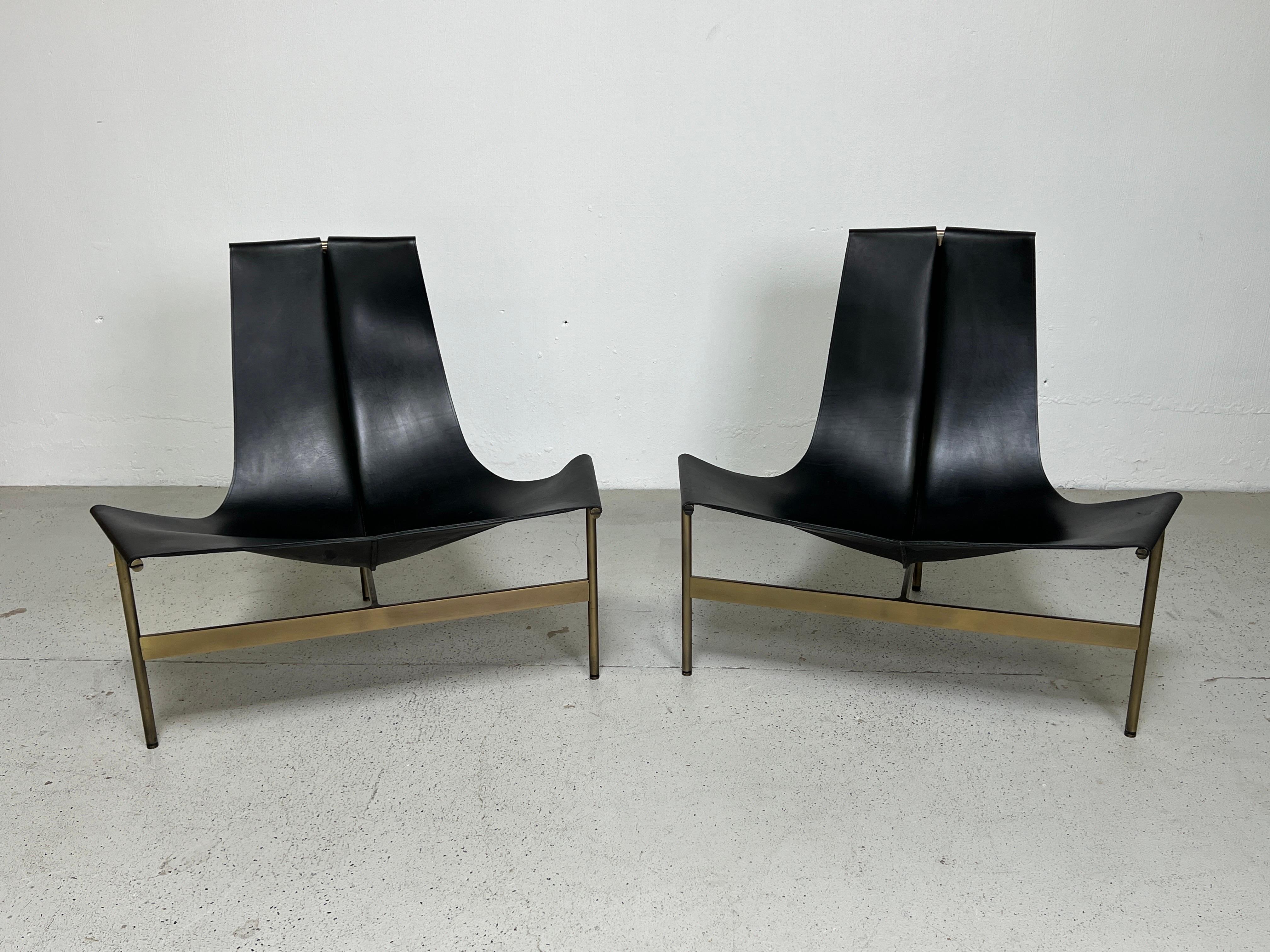 Pair of Bronze TG-15 Lounge Chair by Katavolos, Littell, and Kelley For ...