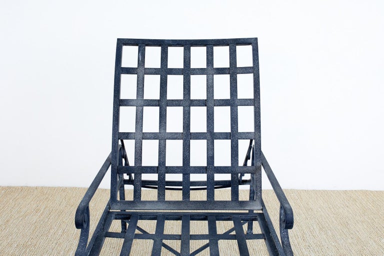 Pair of Brown Jordan Venetian Aluminum Chaise Lounges at 1stDibs