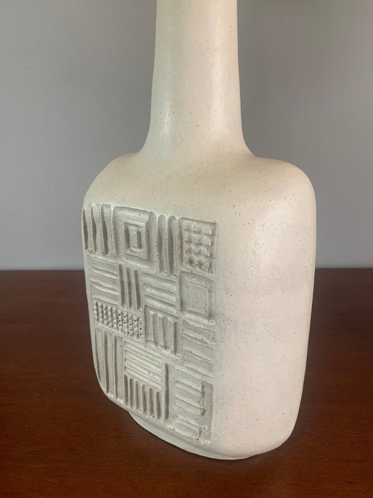 Pair of Gambone Ceramic Table Lamps, Signed For Sale at 1stDibs