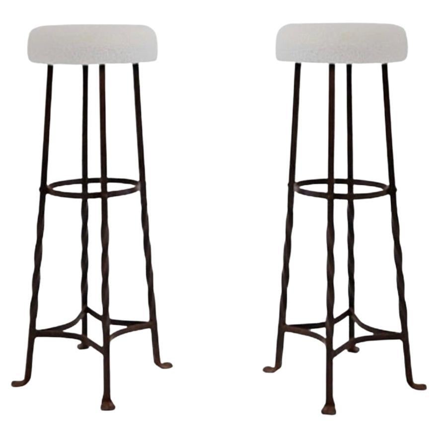 Pierre Chareau Style set of 4 stools or Side tables For Sale at 1stDibs