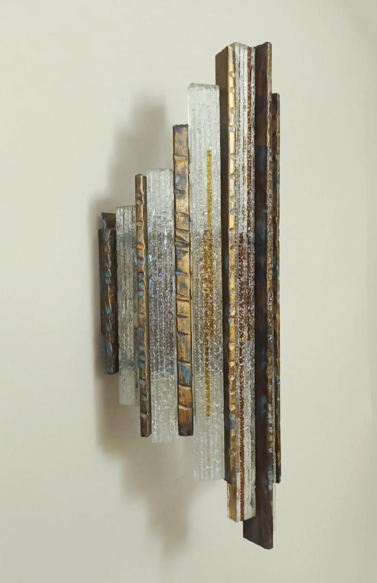 Pair of Brutalist Sconces by Marino Poccetti For Sale at 1stDibs