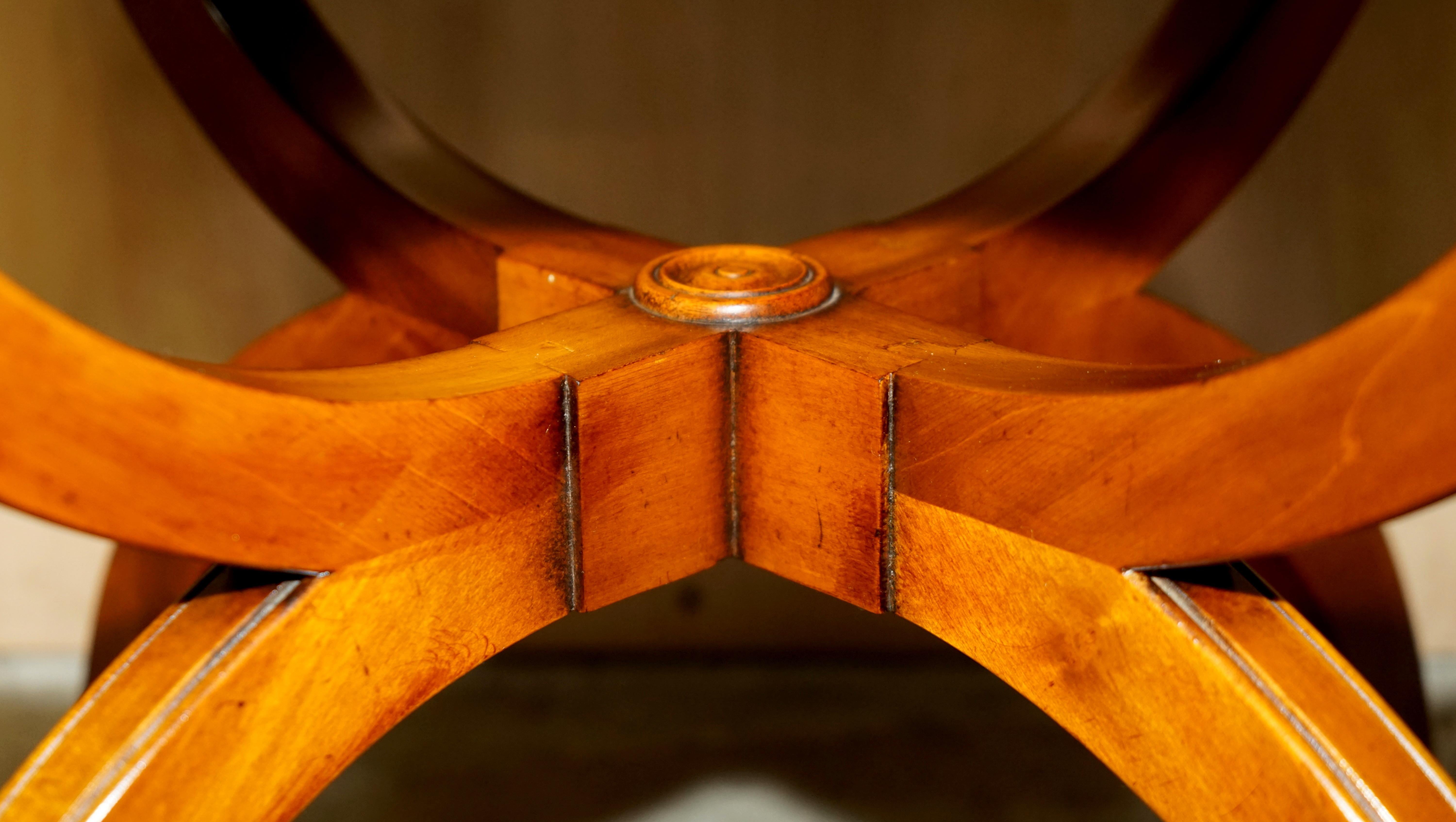 Pair of Burr Yew Wood Bevan Funnell Side Tables with Hidden Drawers ...