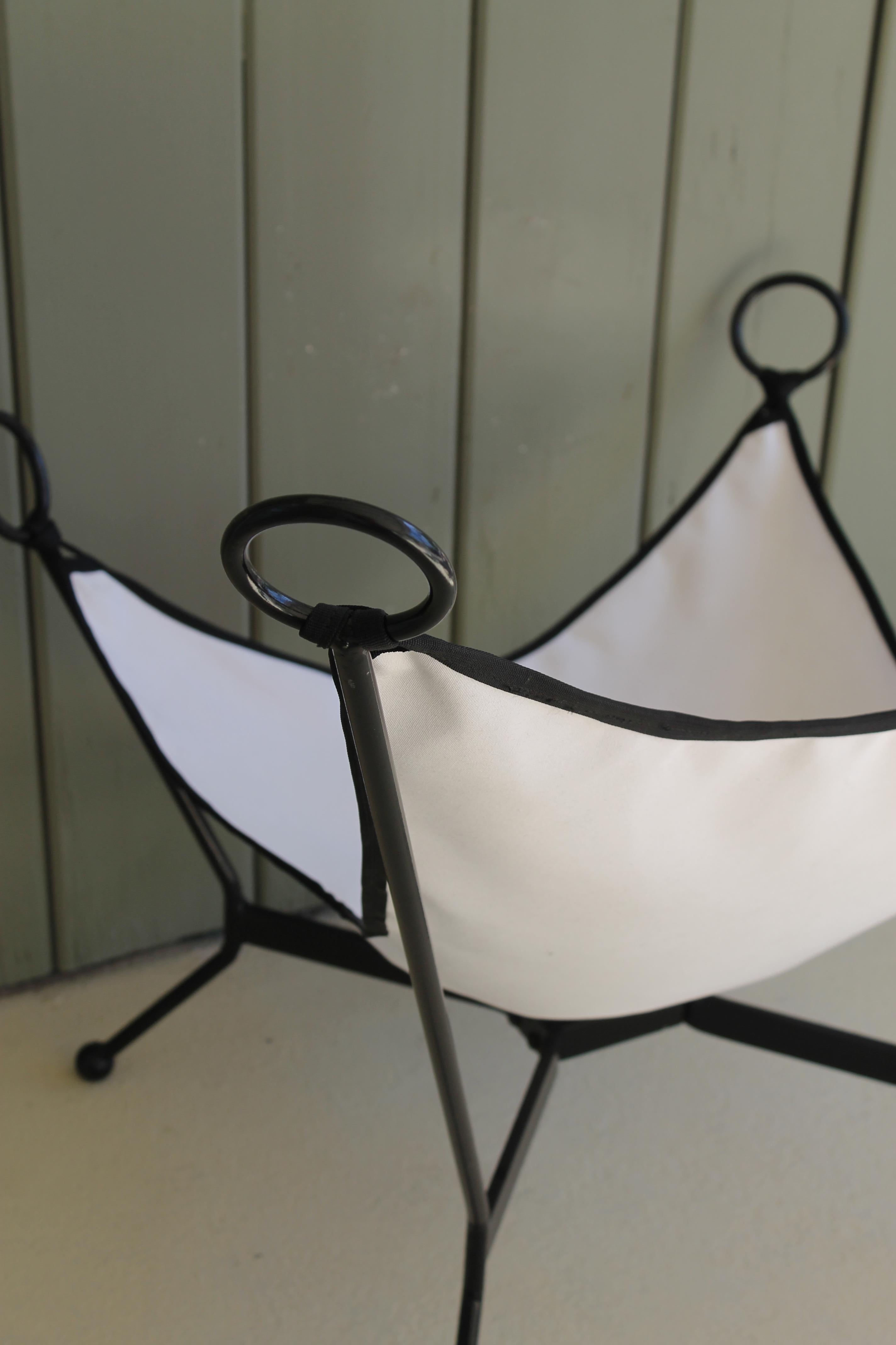 Pair of Butterfly Patio Chairs at 1stDibs | black butterfly metal patio ...