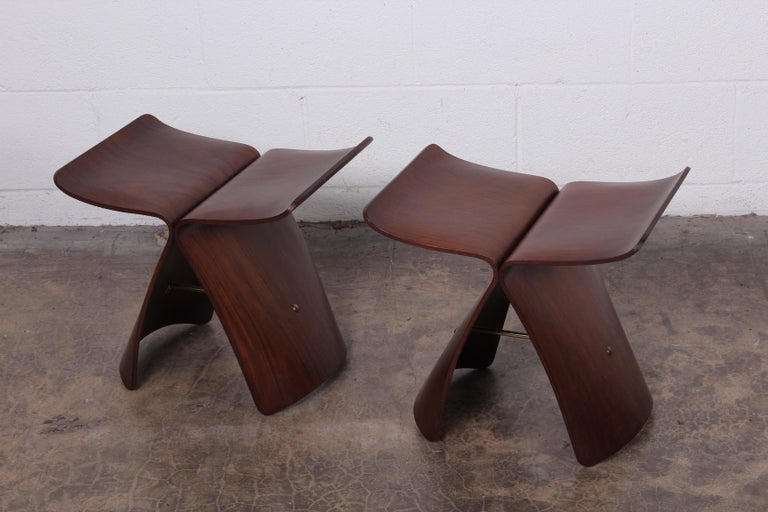 Pair of Butterfly Stools by Sori Yanagi at 1stDibs