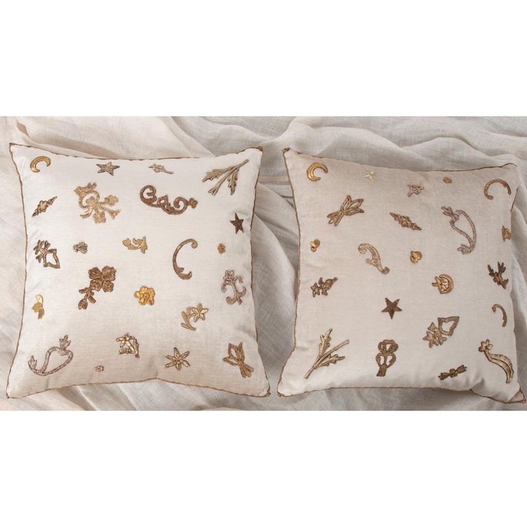 Pair of B.Viz Design Textile Pillows For Sale at 1stDibs