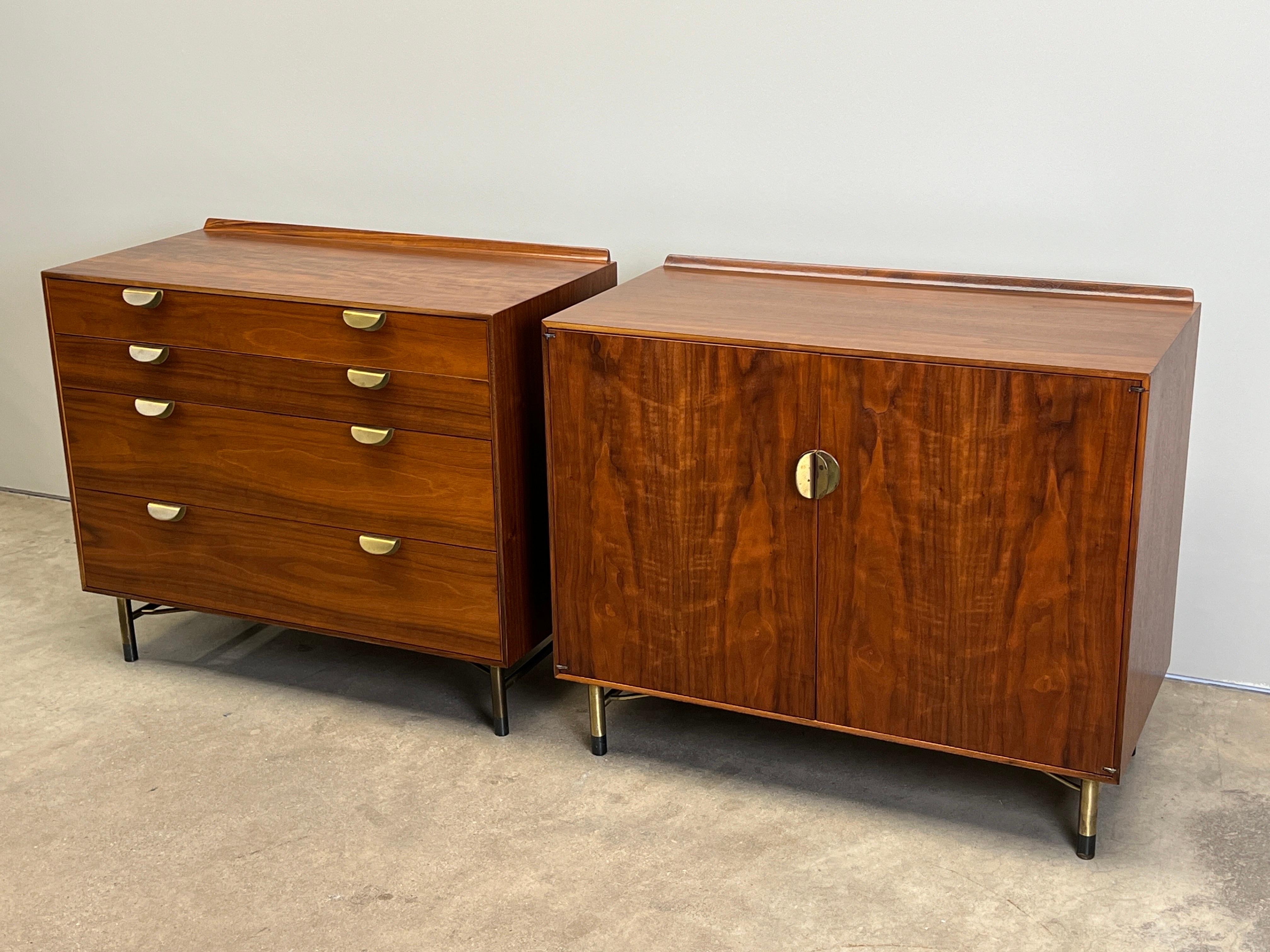 Pair of Cabinets by Finn Juhl for Baker For Sale at 1stDibs