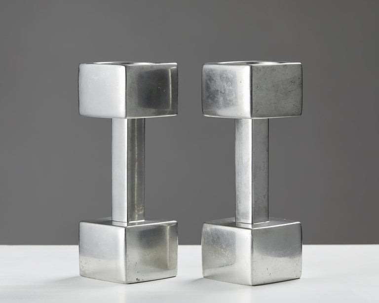 Pair of Candlesticks, Designed by Astrid Fog for Geust Andersen ...