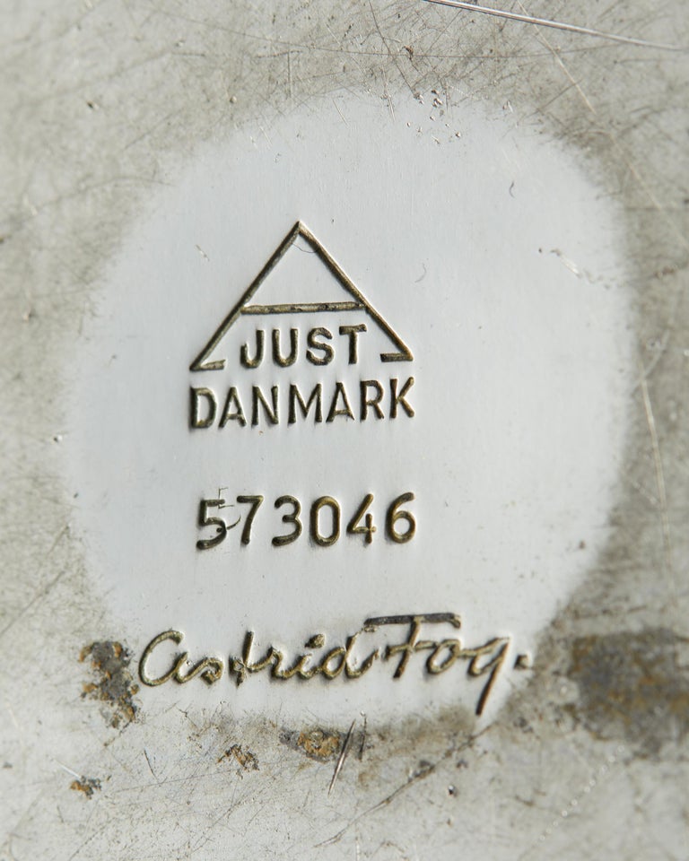 Pair of Candlesticks, Designed by Astrid Fog for Geust Andersen ...