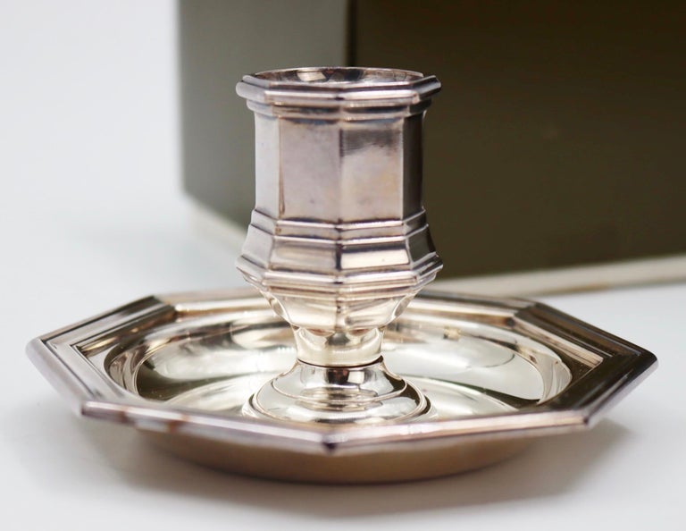 Pair of Candlesticks, Maison Christofle, 20th Century For Sale at 1stDibs