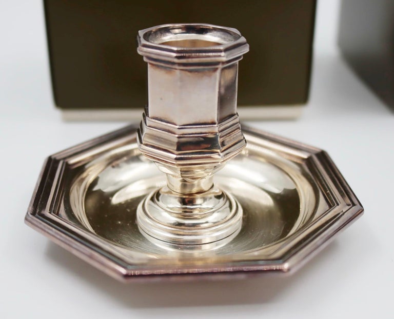 Pair of Candlesticks, Maison Christofle, 20th Century For Sale at 1stDibs