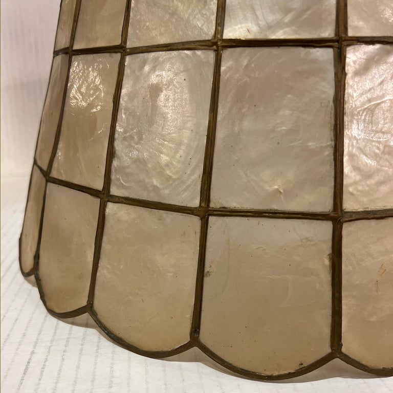 Pair of Capiz Shades, Sold Individually For Sale at 1stDibs