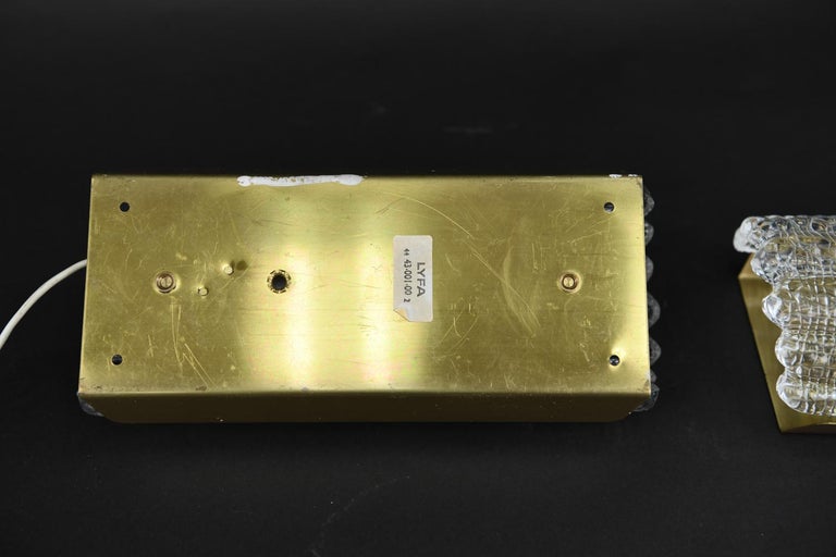 Pair of Carl Fagerlund for Orrefors Sconces For Sale at 1stDibs