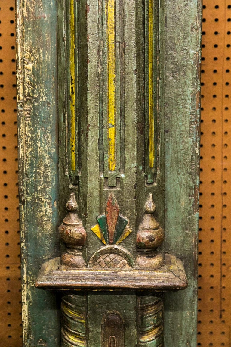 Pair of Carved and Painted Pilasters For Sale at 1stDibs | pilasters ...