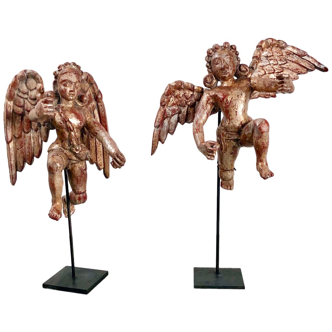 Pair of Carved Angels, Goa, circa 1750 at 1stDibs | angels in disguise goa