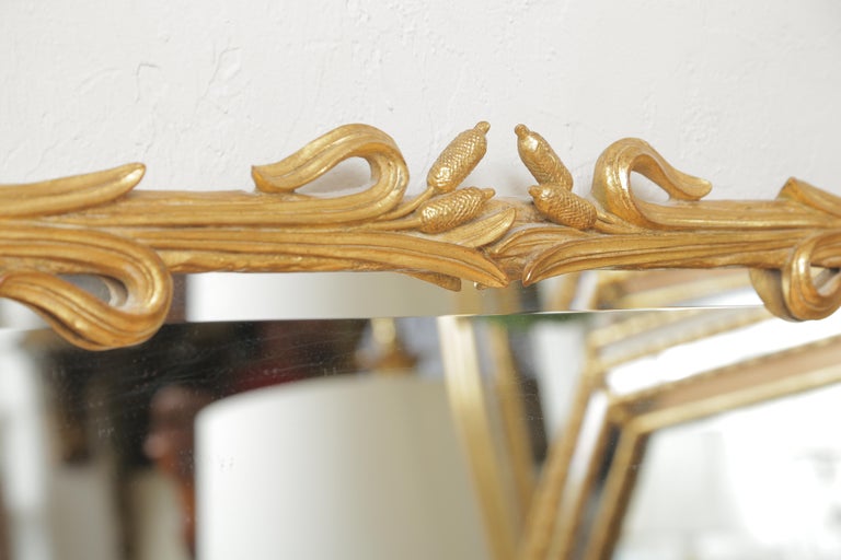 Pair of Carver's Guild Cat O' Nine Tails Mirrors at 1stDibs