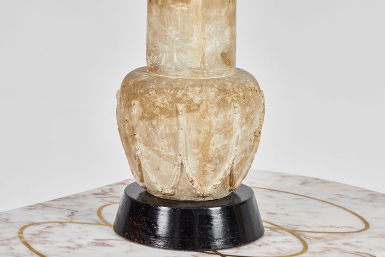 Pair of Cast Plaster Etruscan Style Column Lamps at 1stDibs | etruscan ...