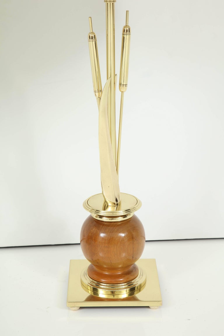 Pair of Cat Tail Lamps For Sale at 1stDibs