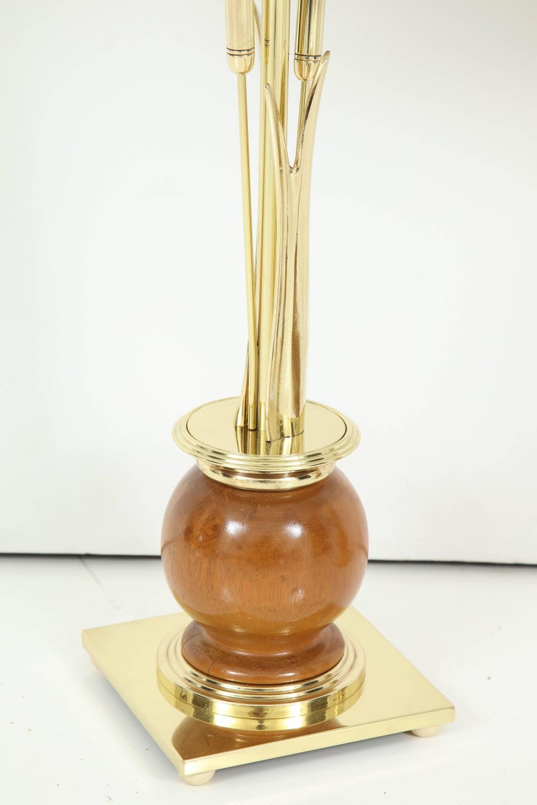 Pair of Cat Tail Lamps For Sale at 1stDibs