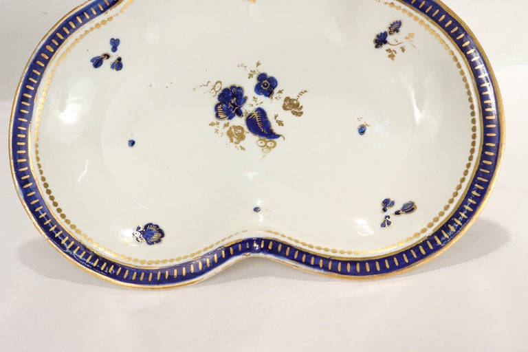 Pair of Caughley Salopian English Porcelain Shapes Plates or Dishes For ...