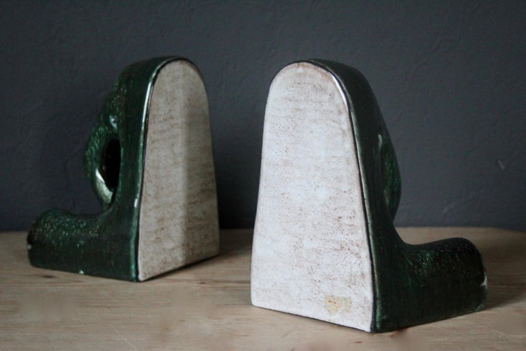 Pair of Ceramic Desk Accessories For Sale at 1stDibs