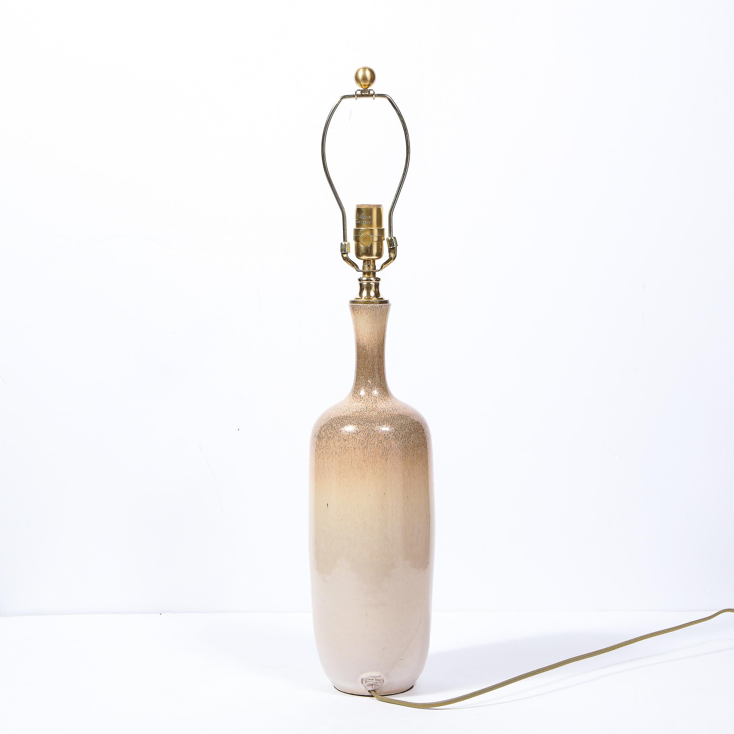 Pair of Ceramic Hand Painted Gradient Table Lamps by Design Techniques ...