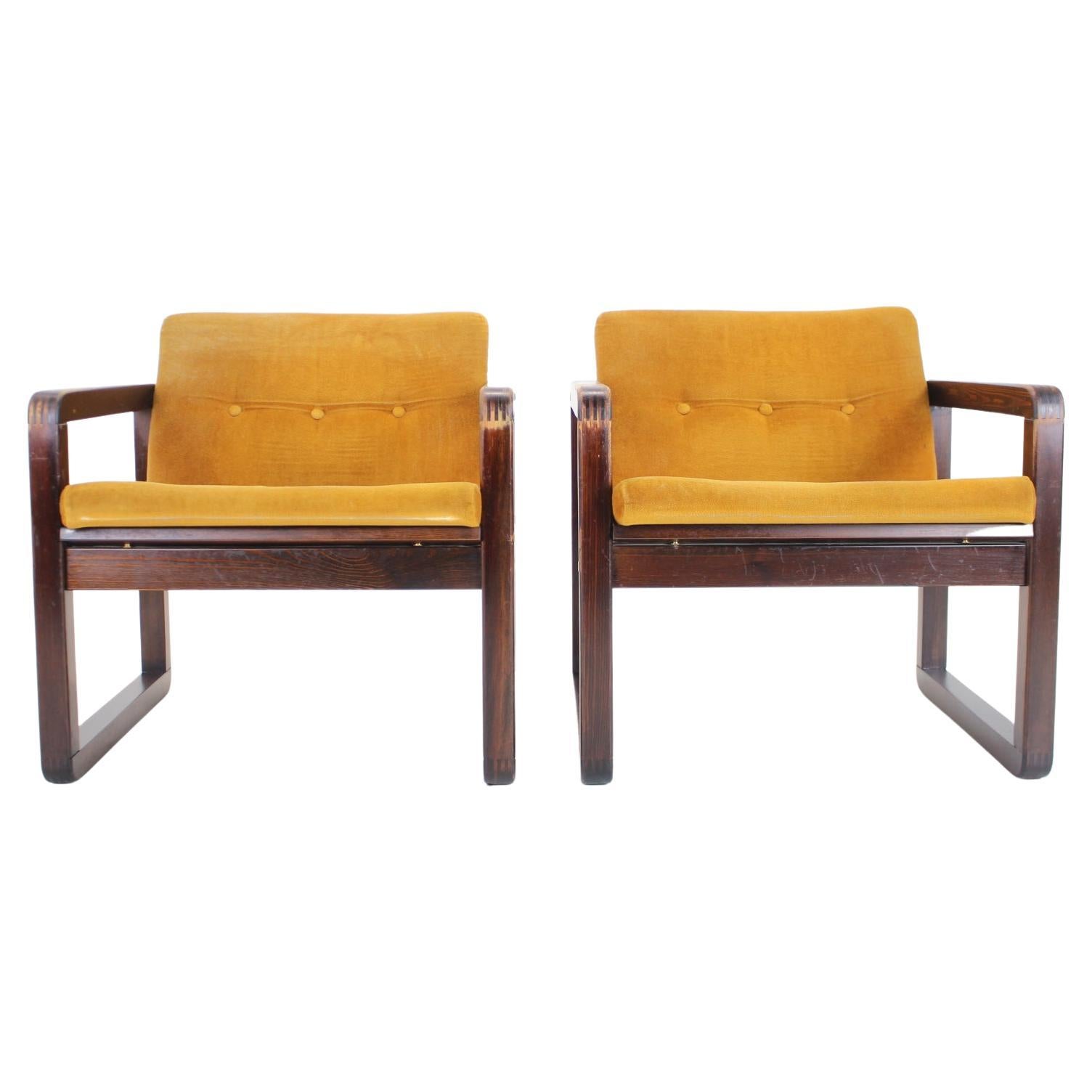 Art Services - Custom Pair of 1970s Acrylic and Upholstered Chairs at ...