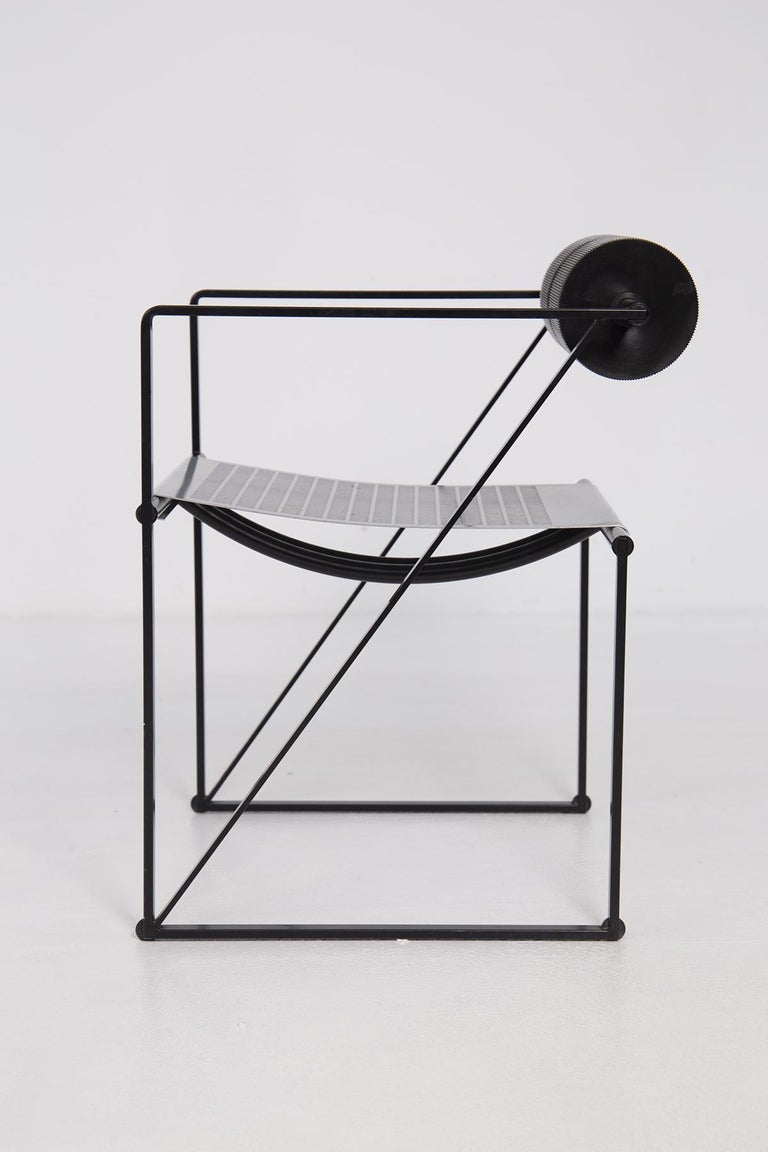 Pair of Chairs Seconda 602 by Mario Botta for Alias 1982s by Botta Collection at 1stDibs