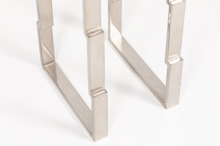 Pair of Charles Hollis Jones Side Tables For Sale at 1stDibs