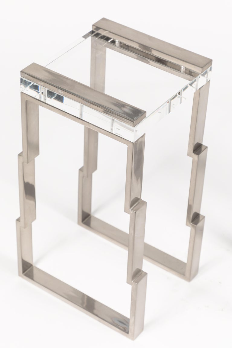 Pair of Charles Hollis Jones Side Tables For Sale at 1stDibs