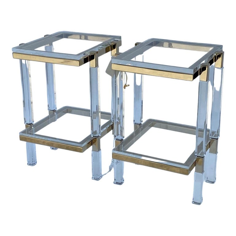 Pair of Charles Hollis Jones Side Tables For Sale at 1stDibs
