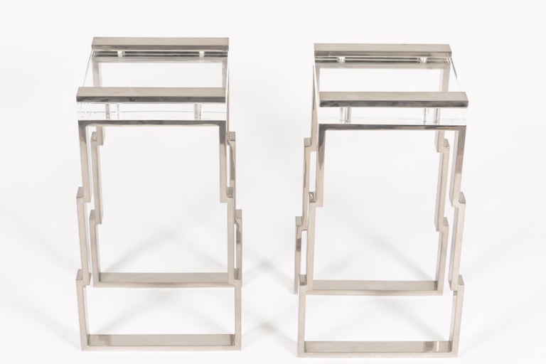 Pair of Charles Hollis Jones Side Tables For Sale at 1stDibs