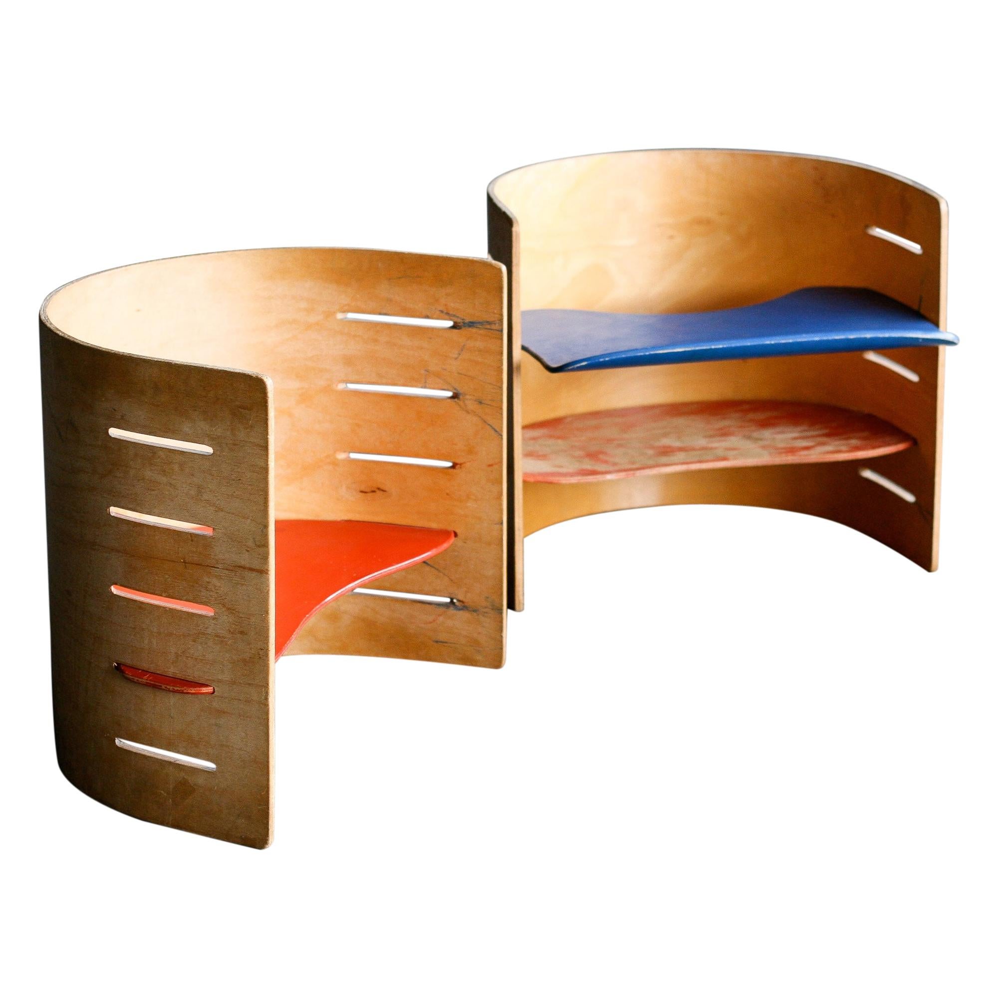 Pair of Child's Chairs by Kristian Vedel for Torben Orskov For Sale at ...