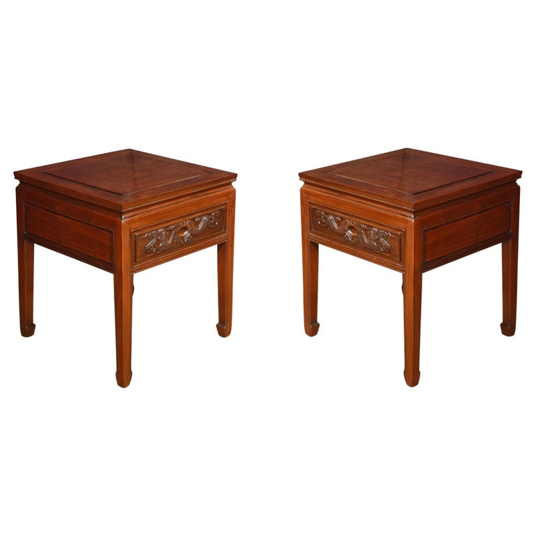 Pair of Chinease Side Tables For Sale at 1stDibs