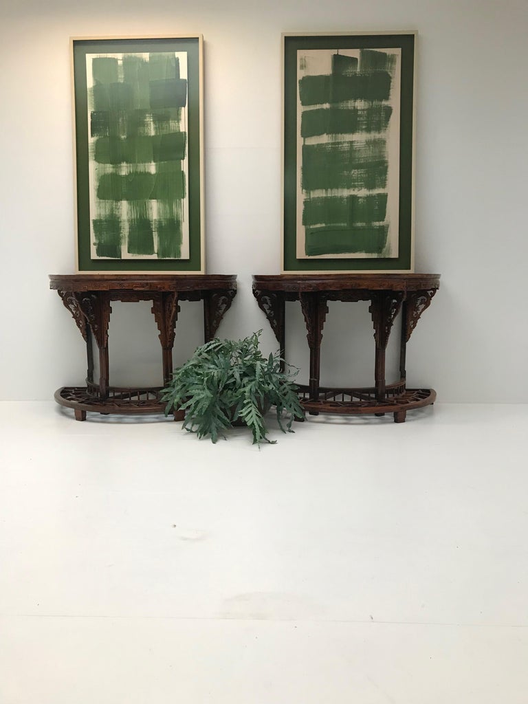 Pair of Chinese Consoles For Sale at 1stDibs