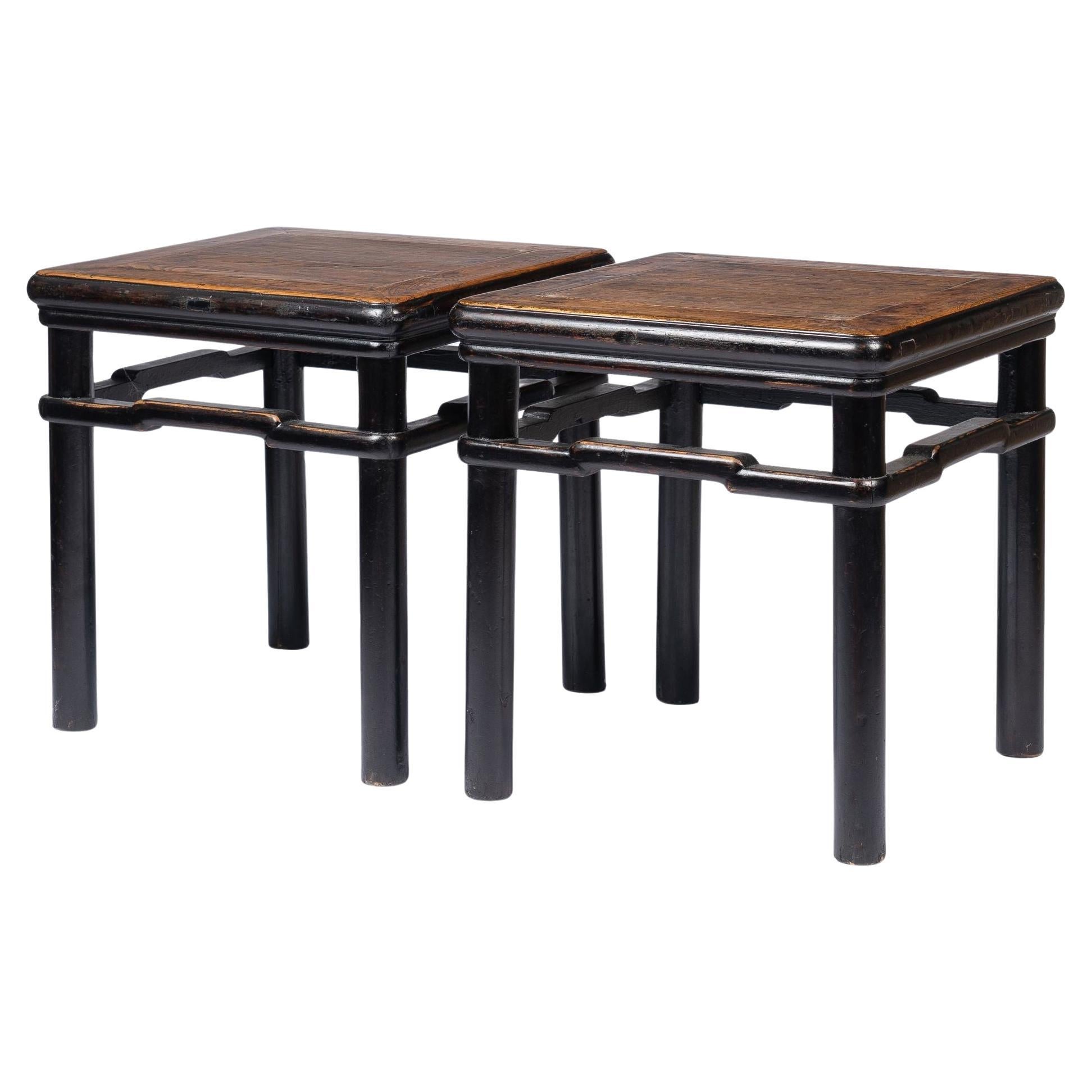 Pair of Thebes Stools in the Liberty Taste, circa 1910 at 1stDibs