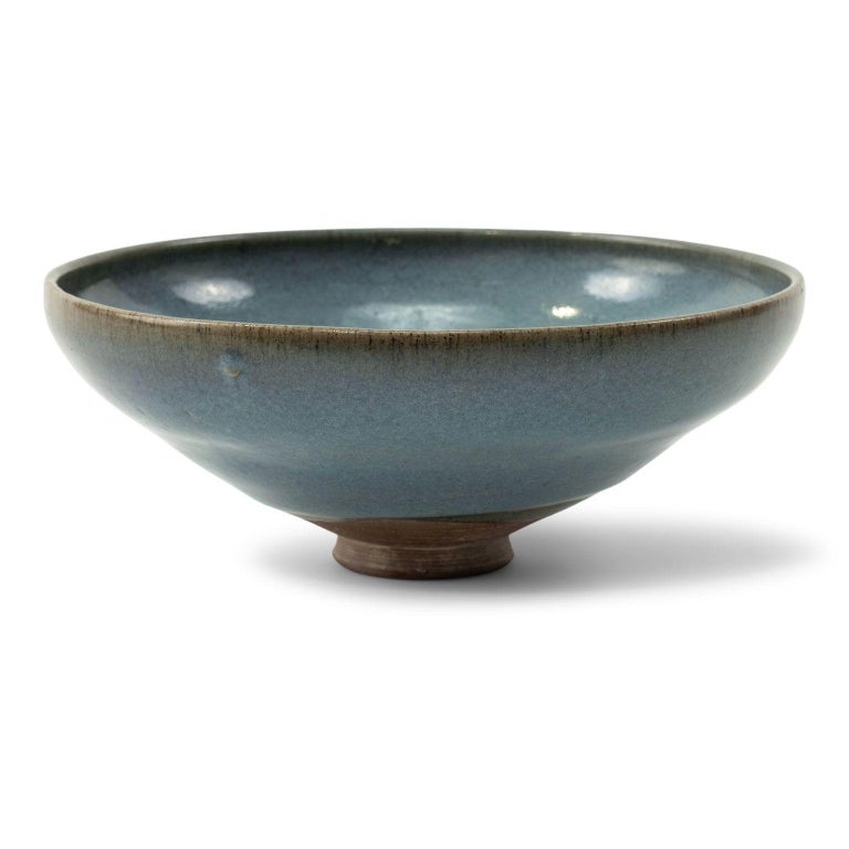 Pair of Chinese Jun Ware Bowls, Yuan Dynasty For Sale at 1stDibs