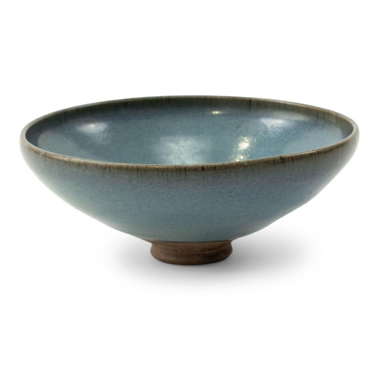 Pair of Chinese Jun Ware Bowls, Yuan Dynasty For Sale at 1stDibs
