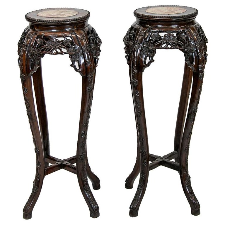Pair of Chinese Rosewood Stands For Sale at 1stDibs | chinese stands ...