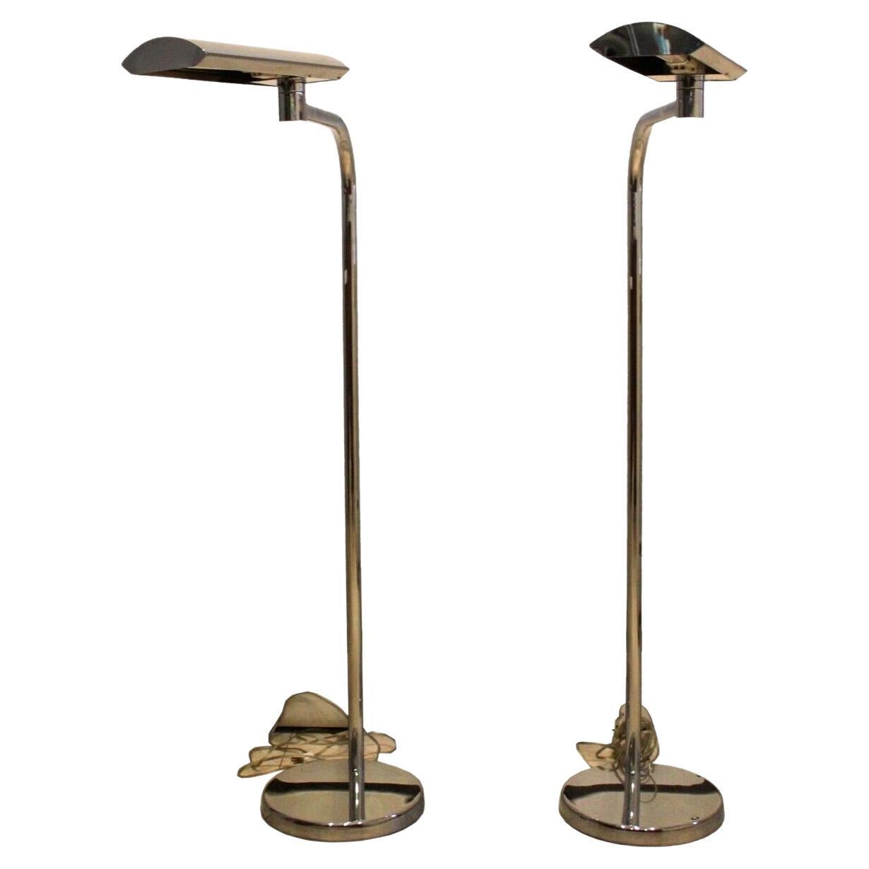 Resin, Chrome and Fiberglass Floor Lamp Postmodern Memphis Style by ...