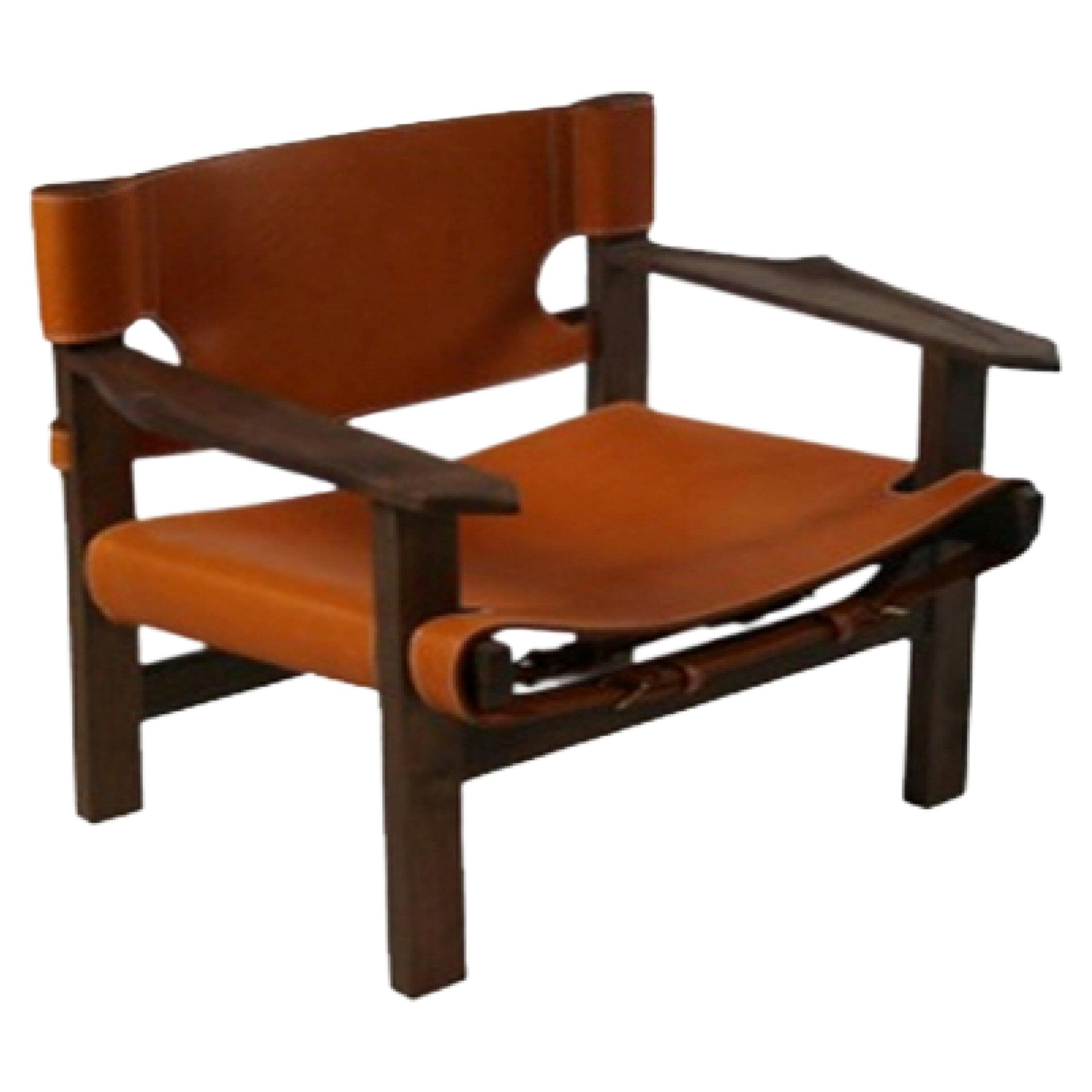 Pair of Cinto Leather Armchairs in Saddle Tan Leather by Newel Modern ...