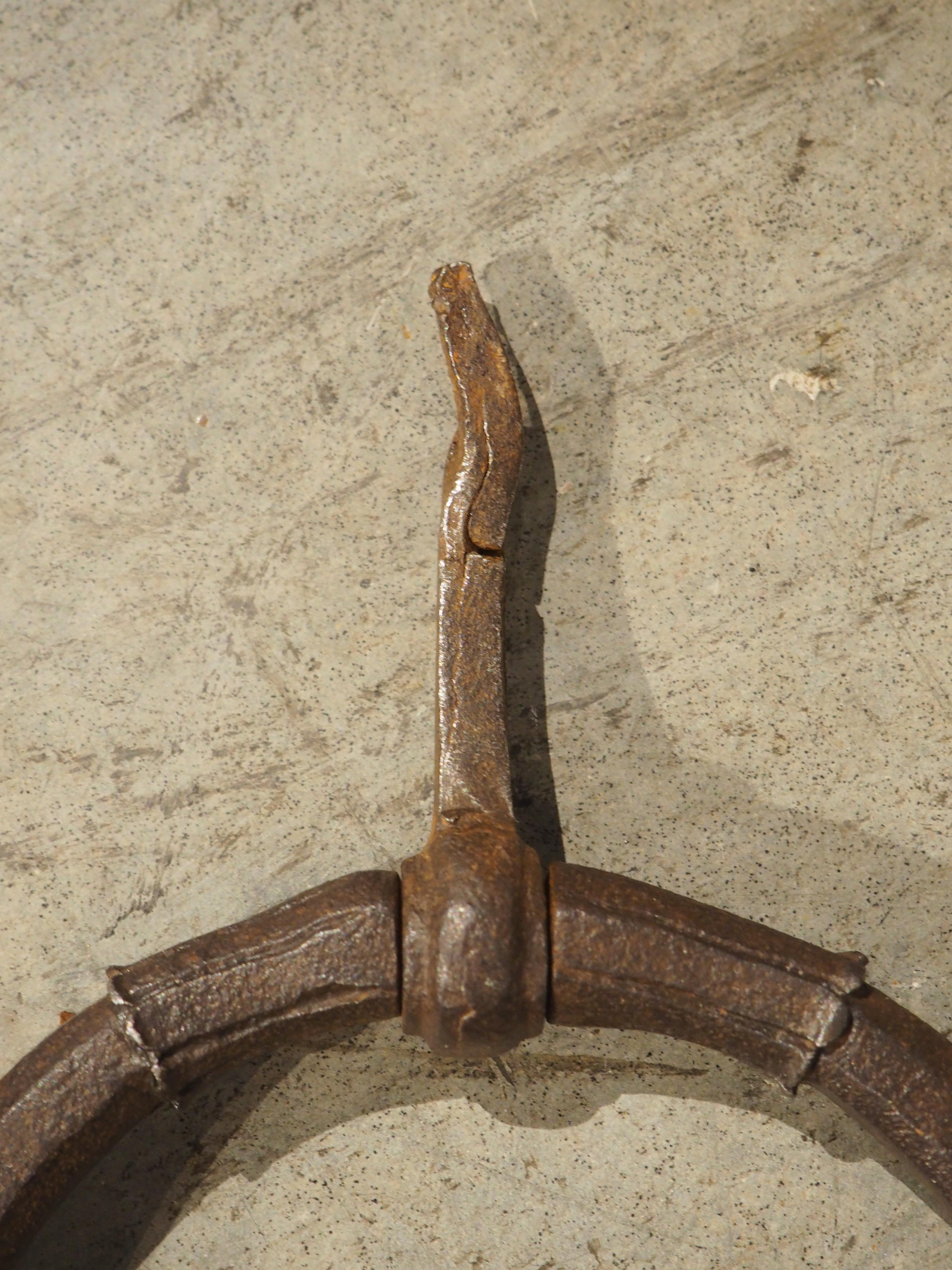 Pair of Circa 1680 Forged Iron Door Knockers from Florence, Italy For ...