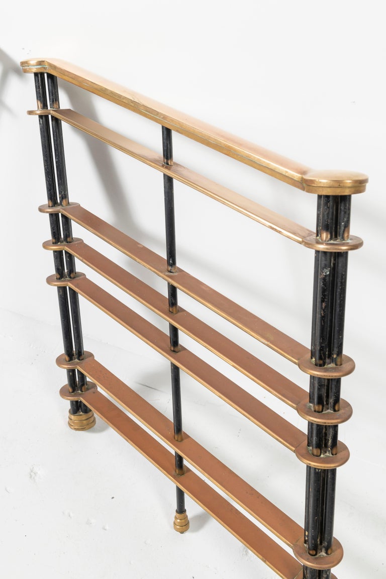 Pair of Classic 1930s Bronze Art Deco Entrance Railings For Sale at 1stDibs