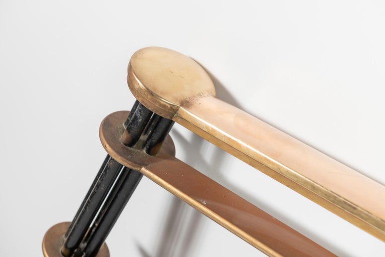 Pair of Classic 1930s Bronze Art Deco Entrance Railings For Sale at 1stDibs