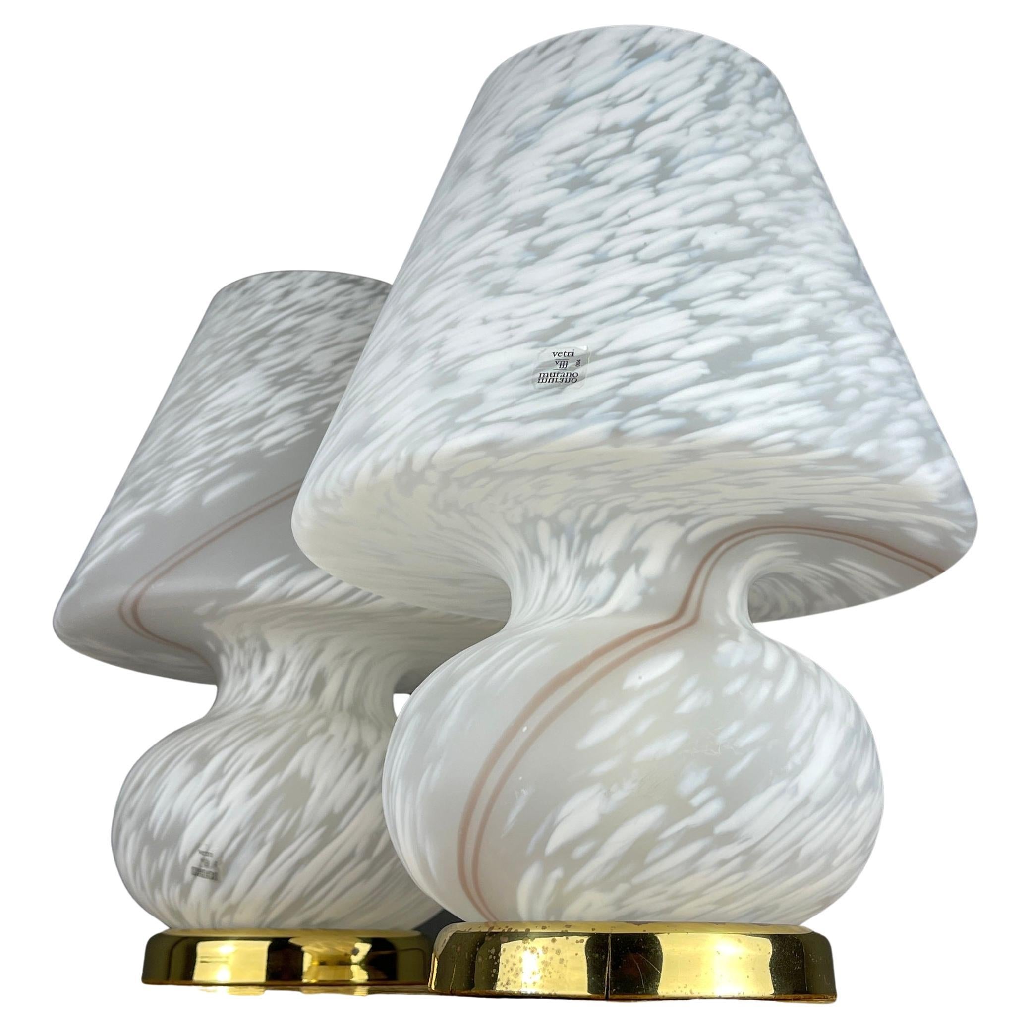 Murano Vetri Large Table Lamp Mushroom, Italy, 1970s For Sale at 1stDibs