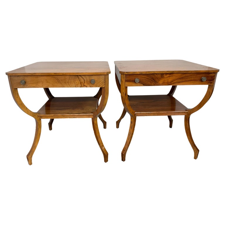 Pair of Classical Wood Italian Tables at 1stDibs