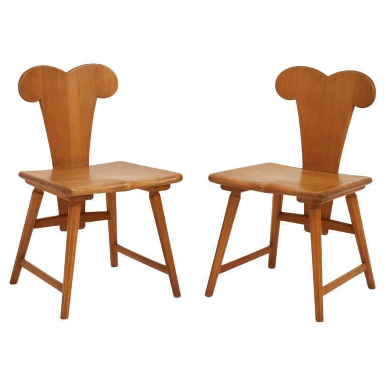 Pair of Cloverleaf Chairs by Möbel Simmen, 1937 For Sale at 1stDibs
