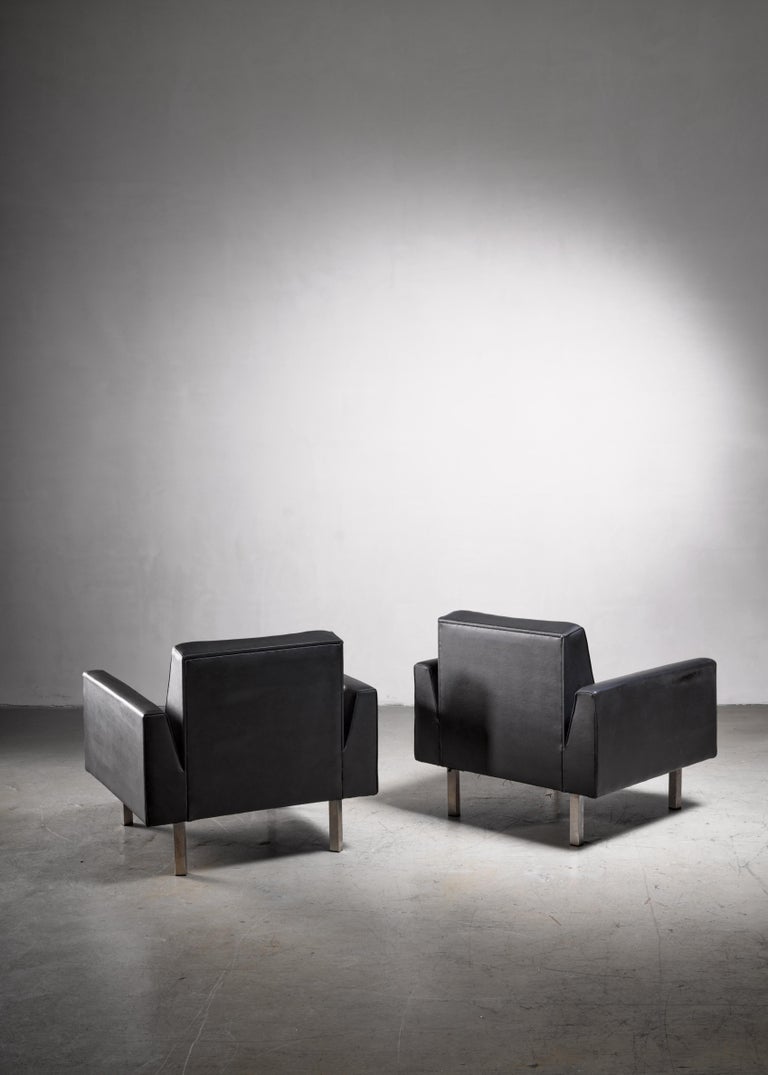 Pair of Club Chairs by Theo Ruth for Artifort, 1950s For Sale at 1stDibs