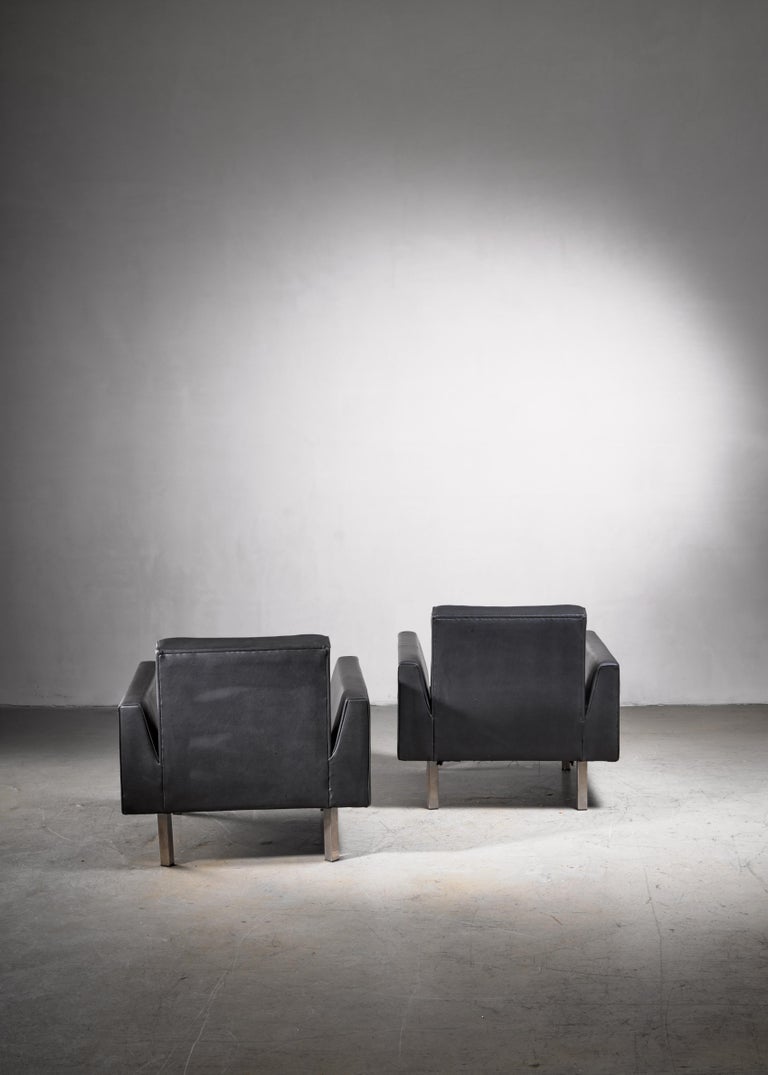Pair of Club Chairs by Theo Ruth for Artifort, 1950s For Sale at 1stDibs